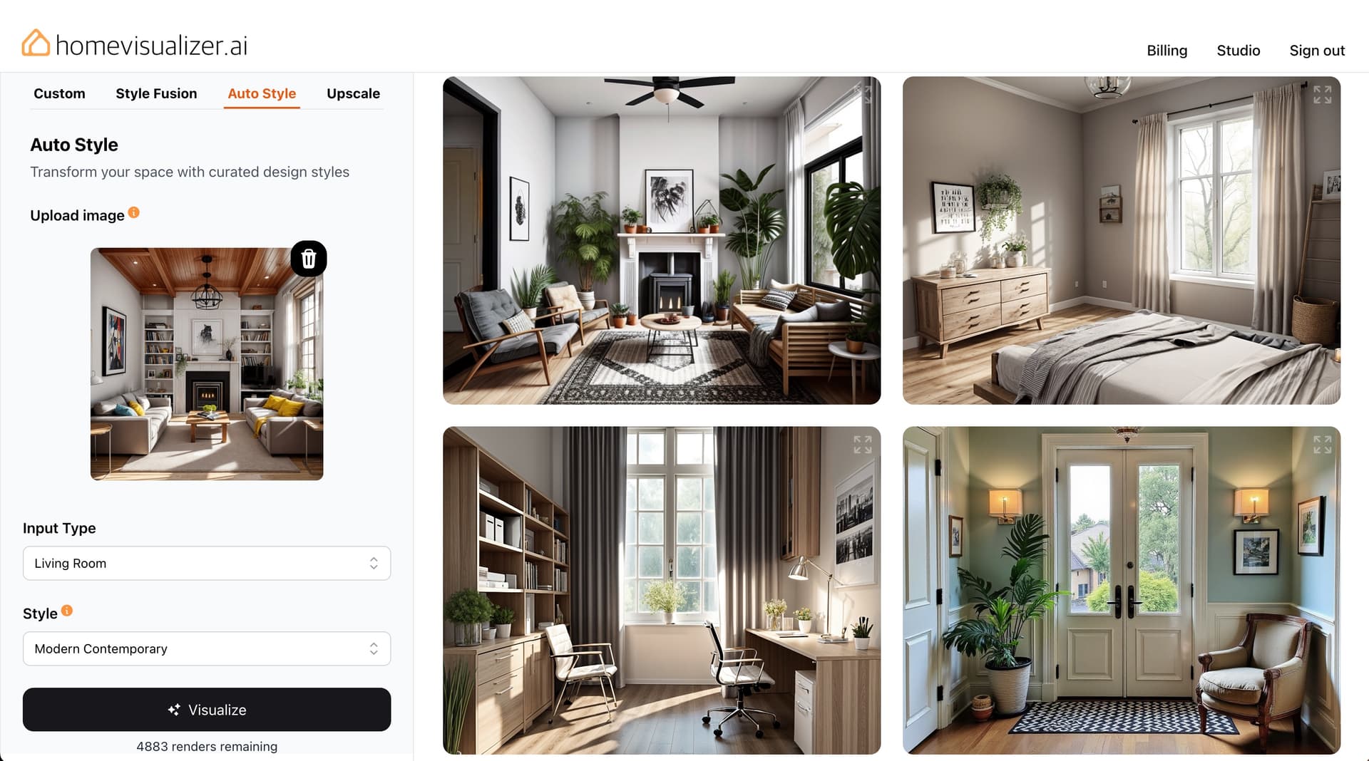 Home Visualizer AI | AI Interior Design Renders